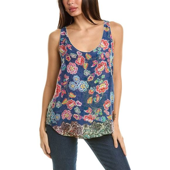 Johnny Was | Tops | Johnny Was Block Mint Reversible Tank | Poshmark